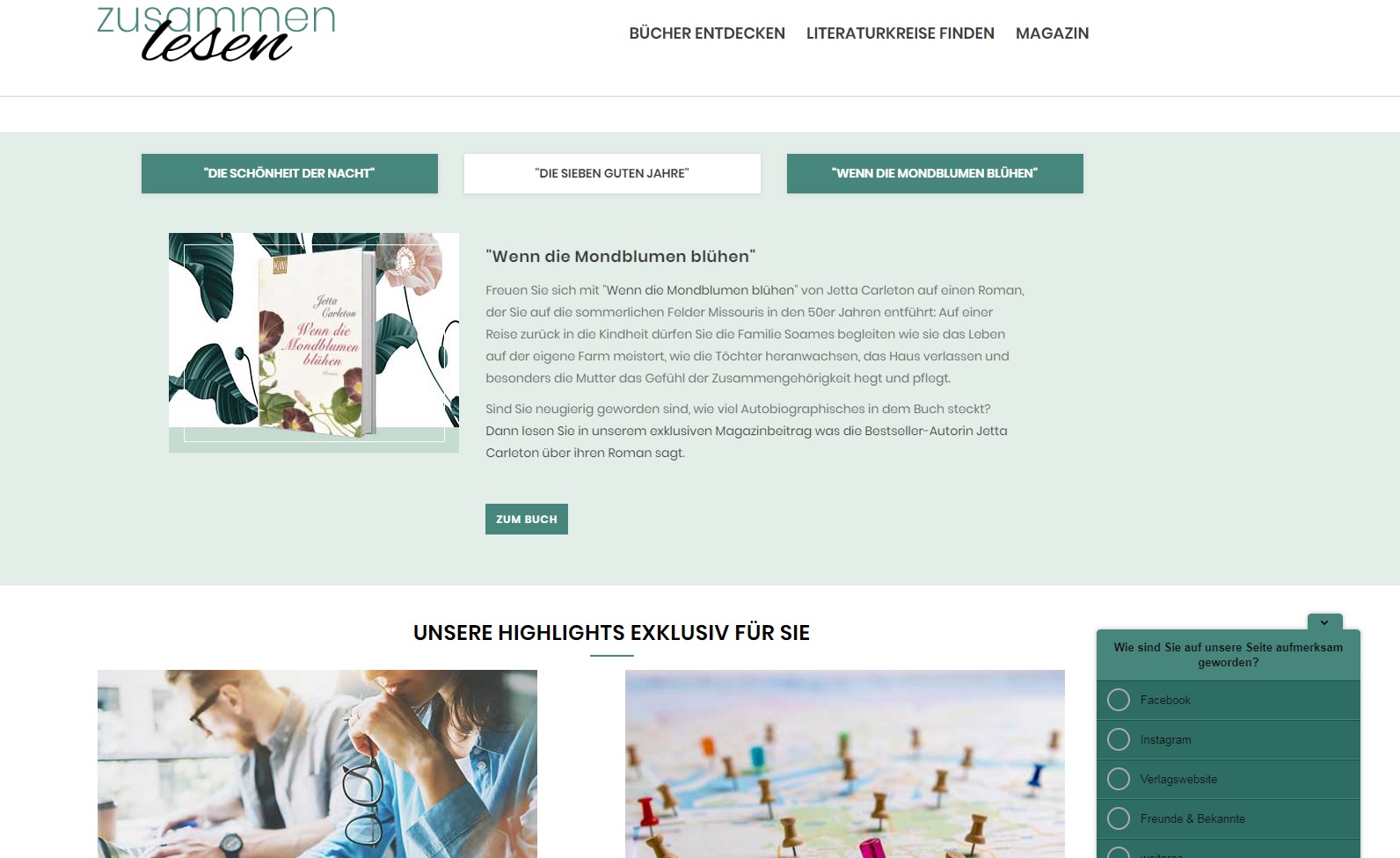 Holtzbrinck Buchverlage starten Portal für Lese- und Literaturkreise ...